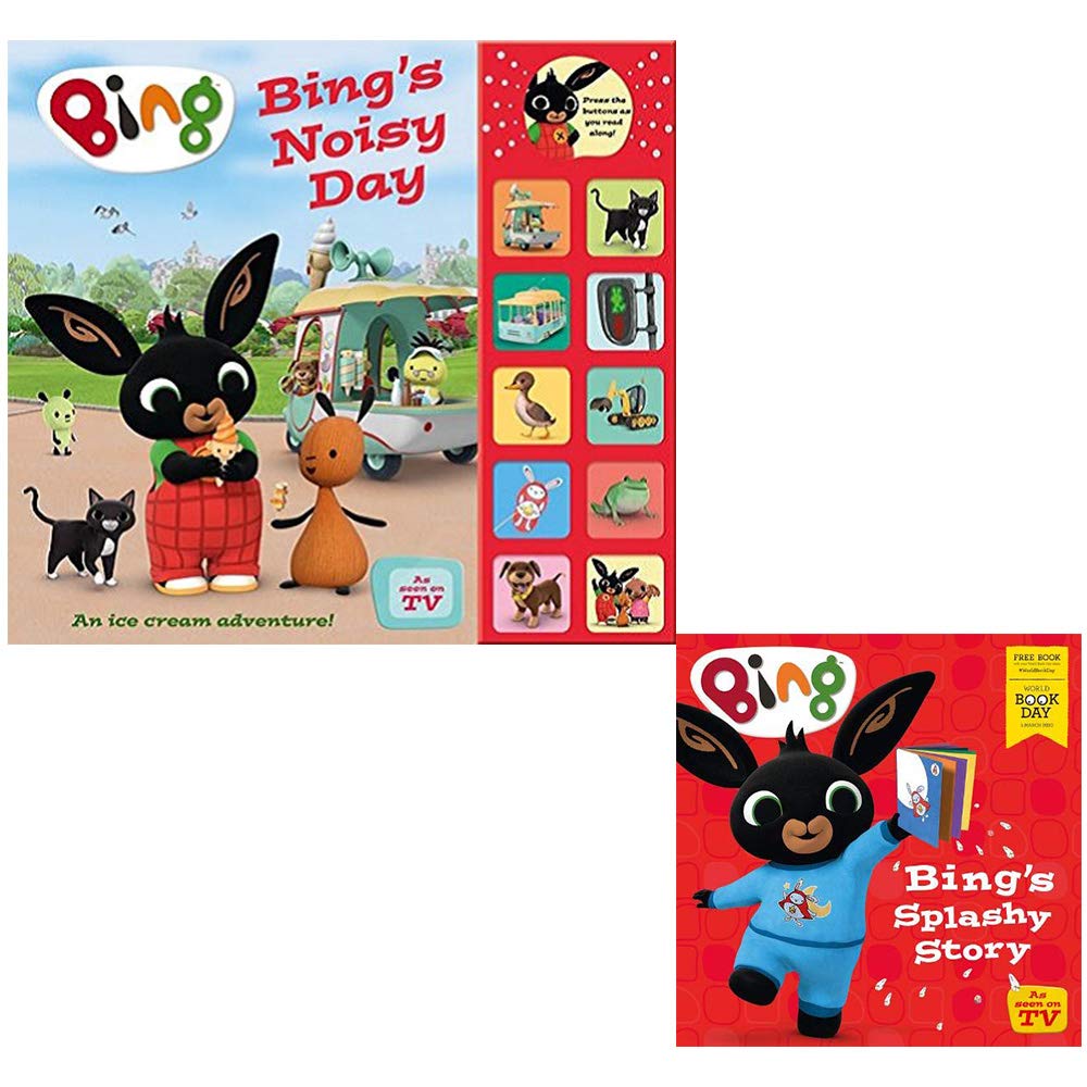 Bing’s Noisy Day: Interactive Sound Book & Bing’s Splashy Story: World ...