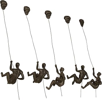 Amazon.com: 5X Large Bronze Climbing Abseiling Hanging Ornaments ...
