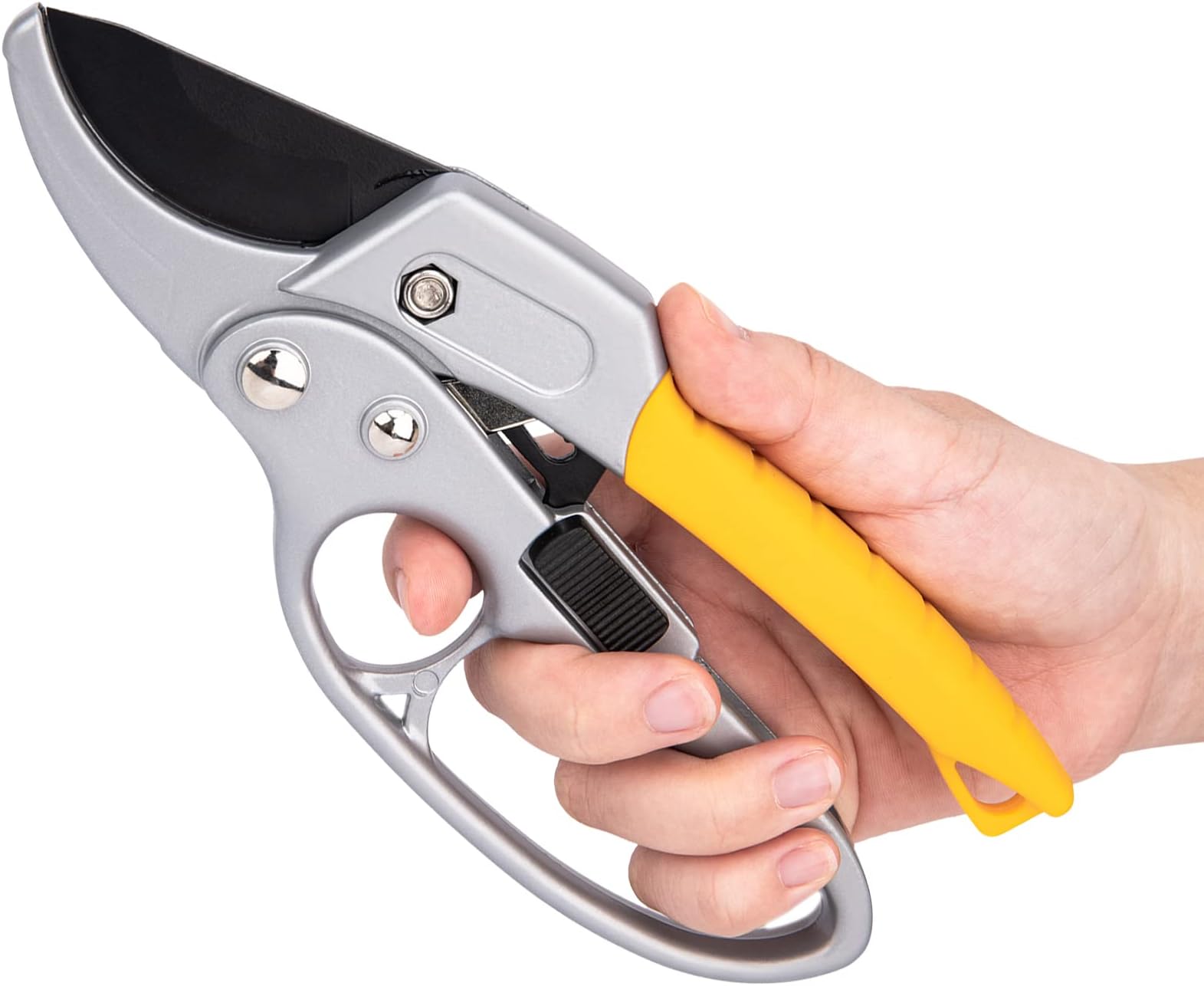 Amazon.com : Ratchet Pruning Shears Heavy Duty,Ratchet Pruner Ratchet ...