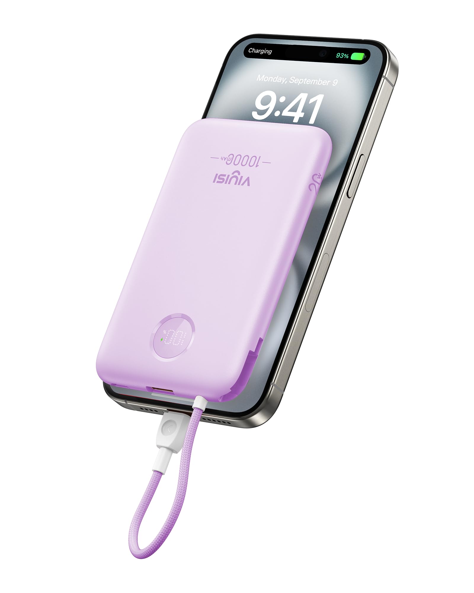 Amazon.com: VIYISI Slim Power Bank 10000mAh, Travel Portable Charger ...