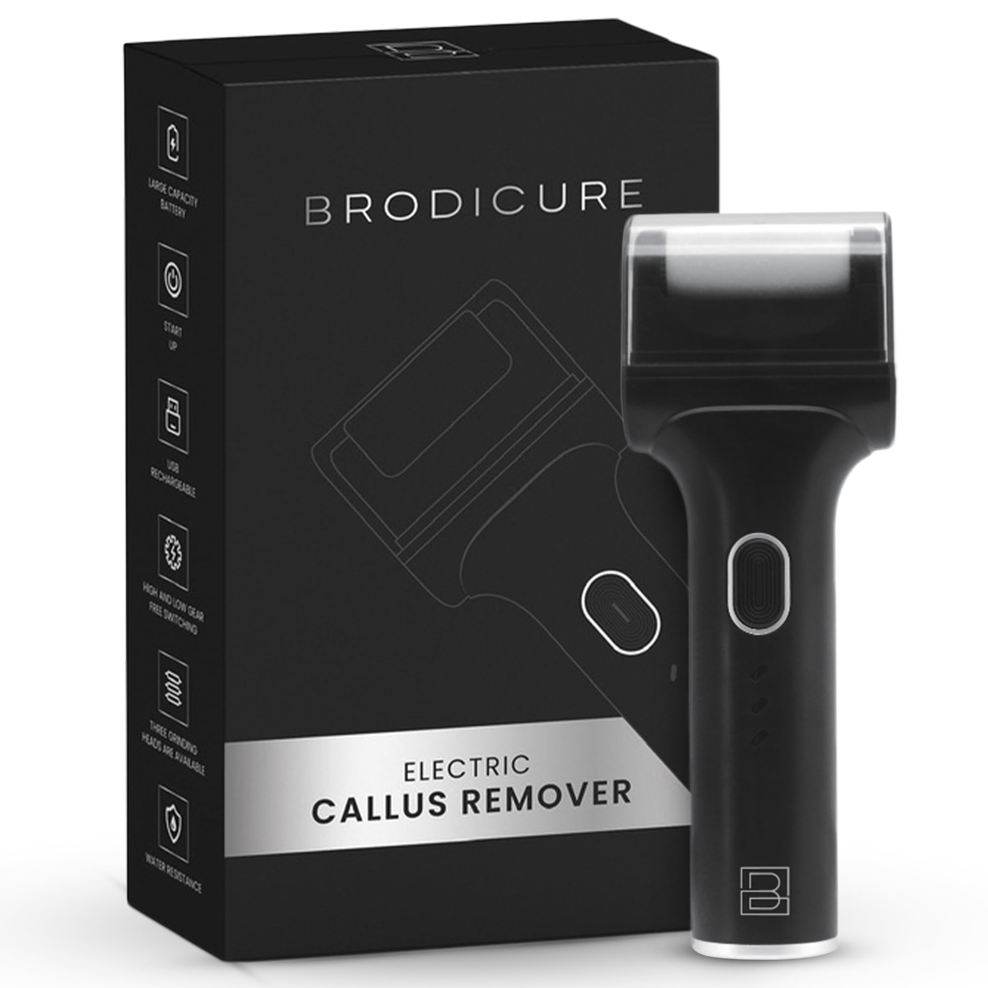 Amazon.com : Brodicure Electric Foot Callus Remover - Rechargeable ...