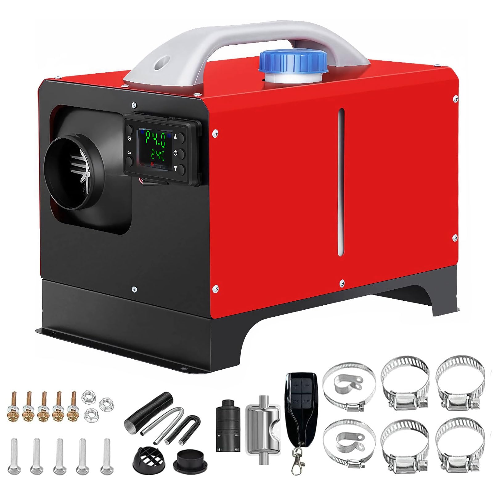 Amazon.com: EWLSAC Diesel Heater 8KW 12V All in One Diesel Air Heater ...