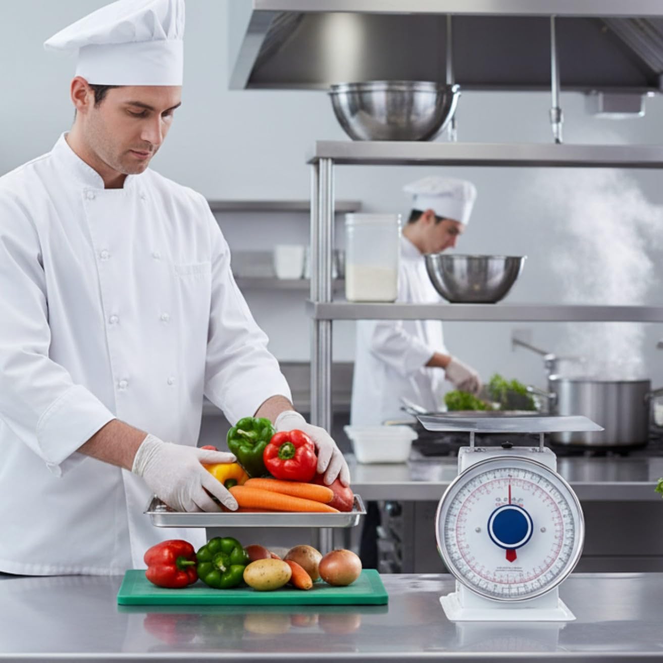 Snapklik.com : 48 Lb. Mechanical Kitchen Flat Platform Weighing Food ...