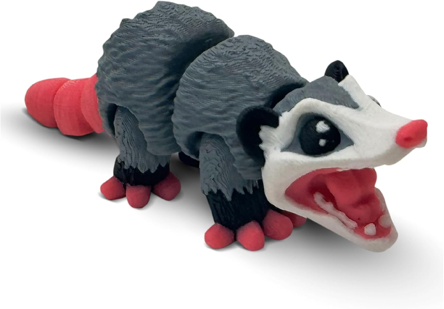 Amazon.com: Opossum Articulated 3D Printed Fidget Figurine, Sensory ...