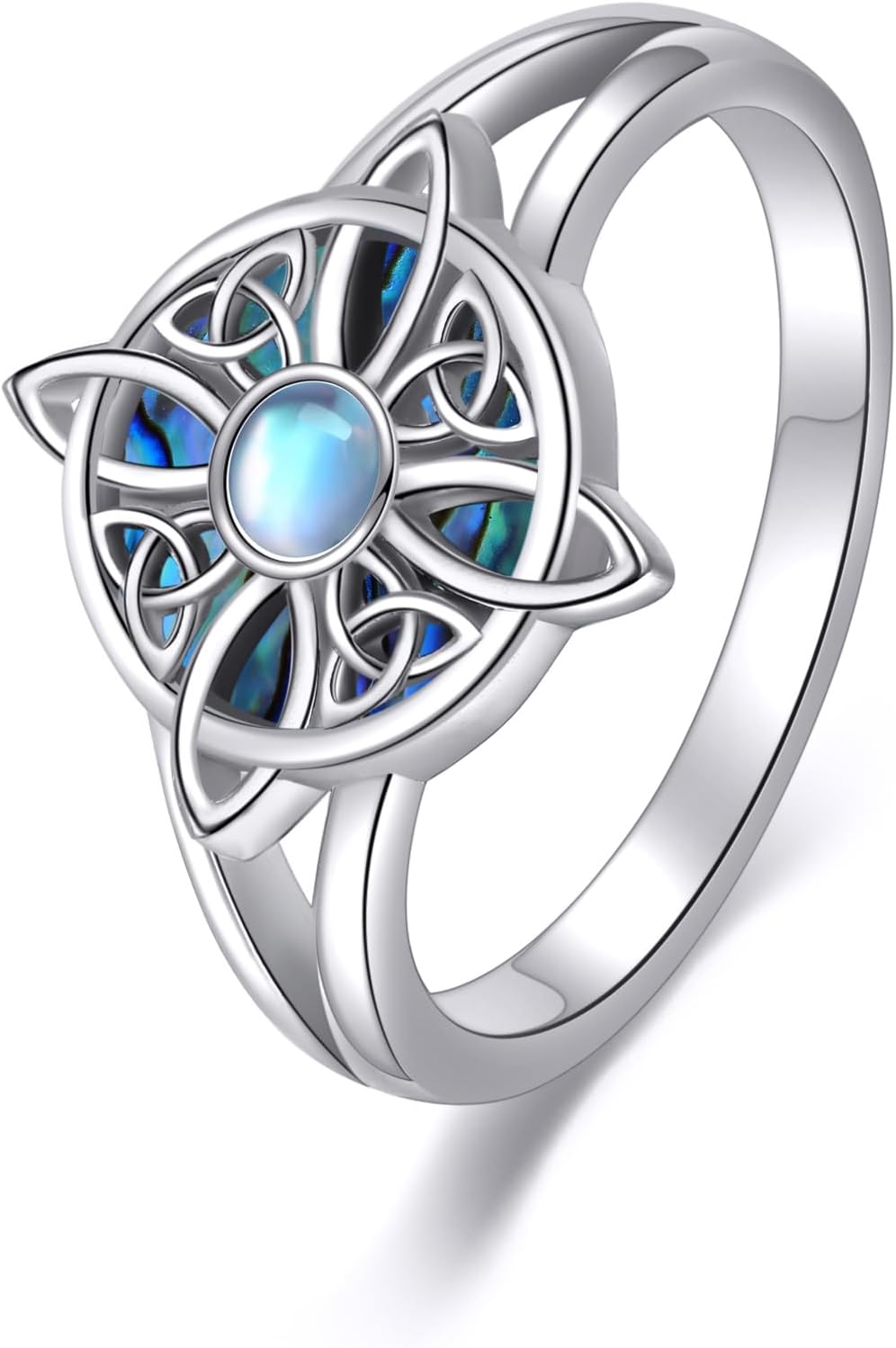 Amazon.com: YAFEINI Witches Knot Rings 925 Sterling Silver Witch's ...