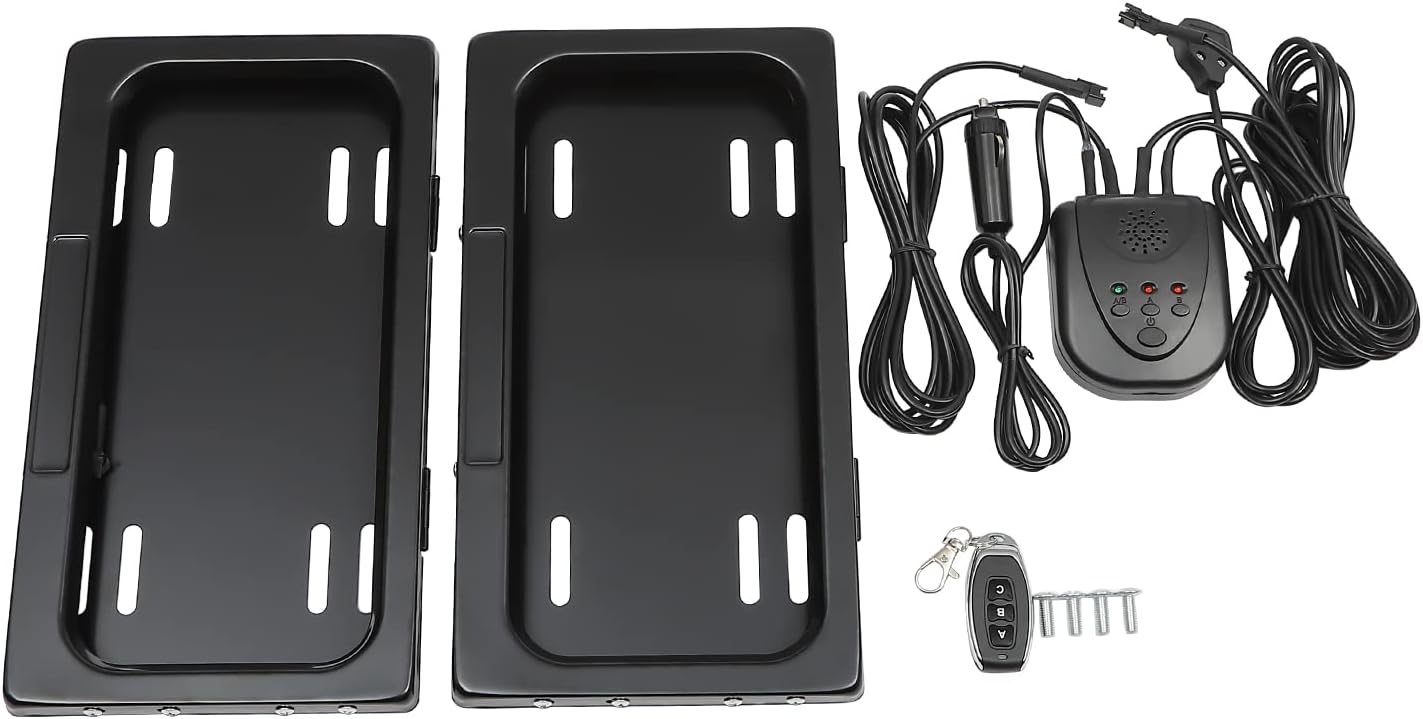 Amazon.com: HYDIYGT 12V American Flag License Plate, with Controller ...