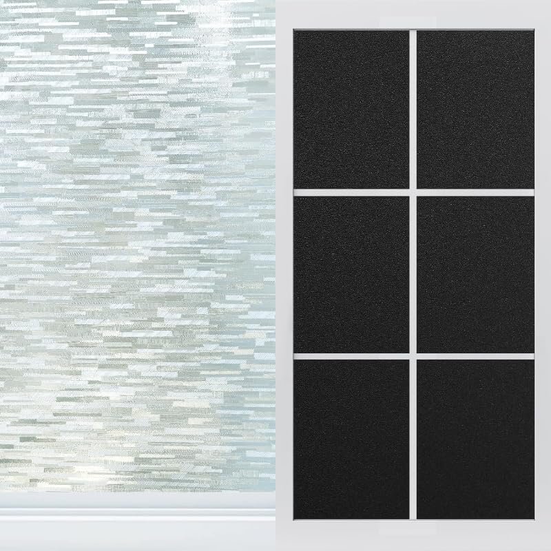 Amazon.com: Haton Window Privacy Film, Frosted Glass Window Film ...