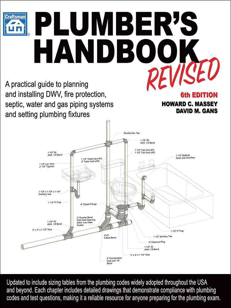Plumber's Handbook Revised 6th Edition: Massey, Howard, Gans, David M ...