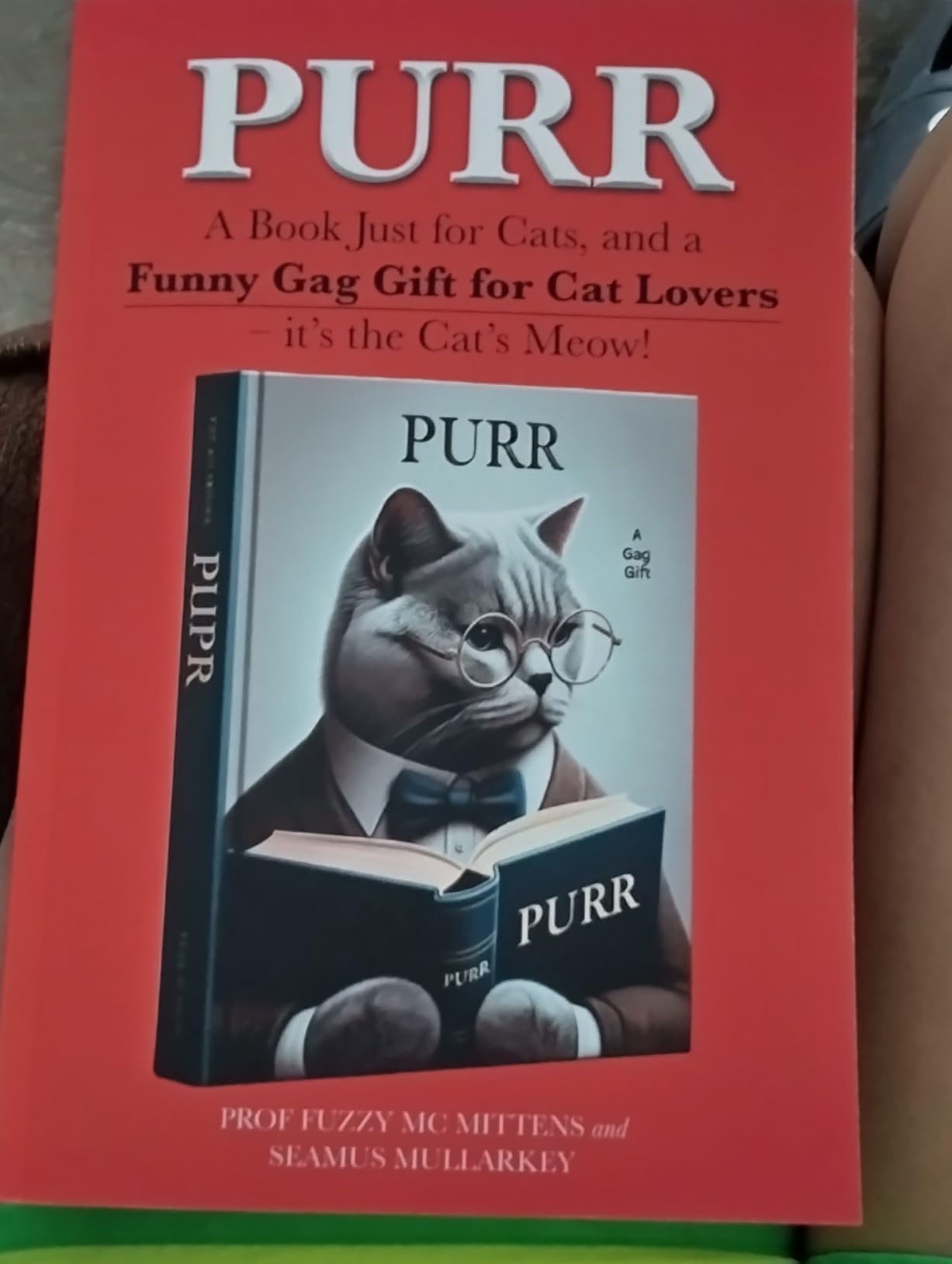 Purr: A Book Just for Cats, and a Funny Gag Gift for Cat Lovers – it’s ...