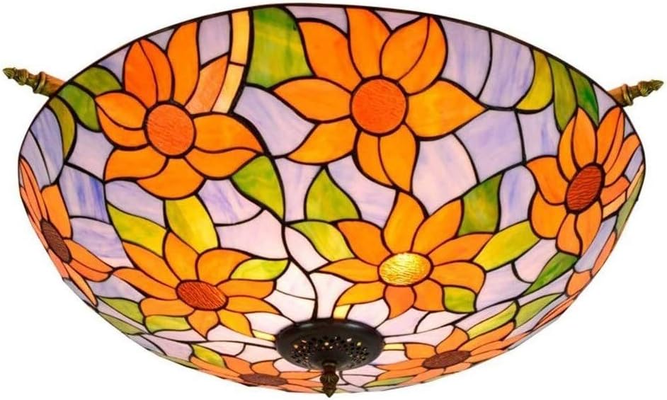 Tiffany Ceiling Light Tiffany Hanging Lamp Tiffany Style Sunflower ...