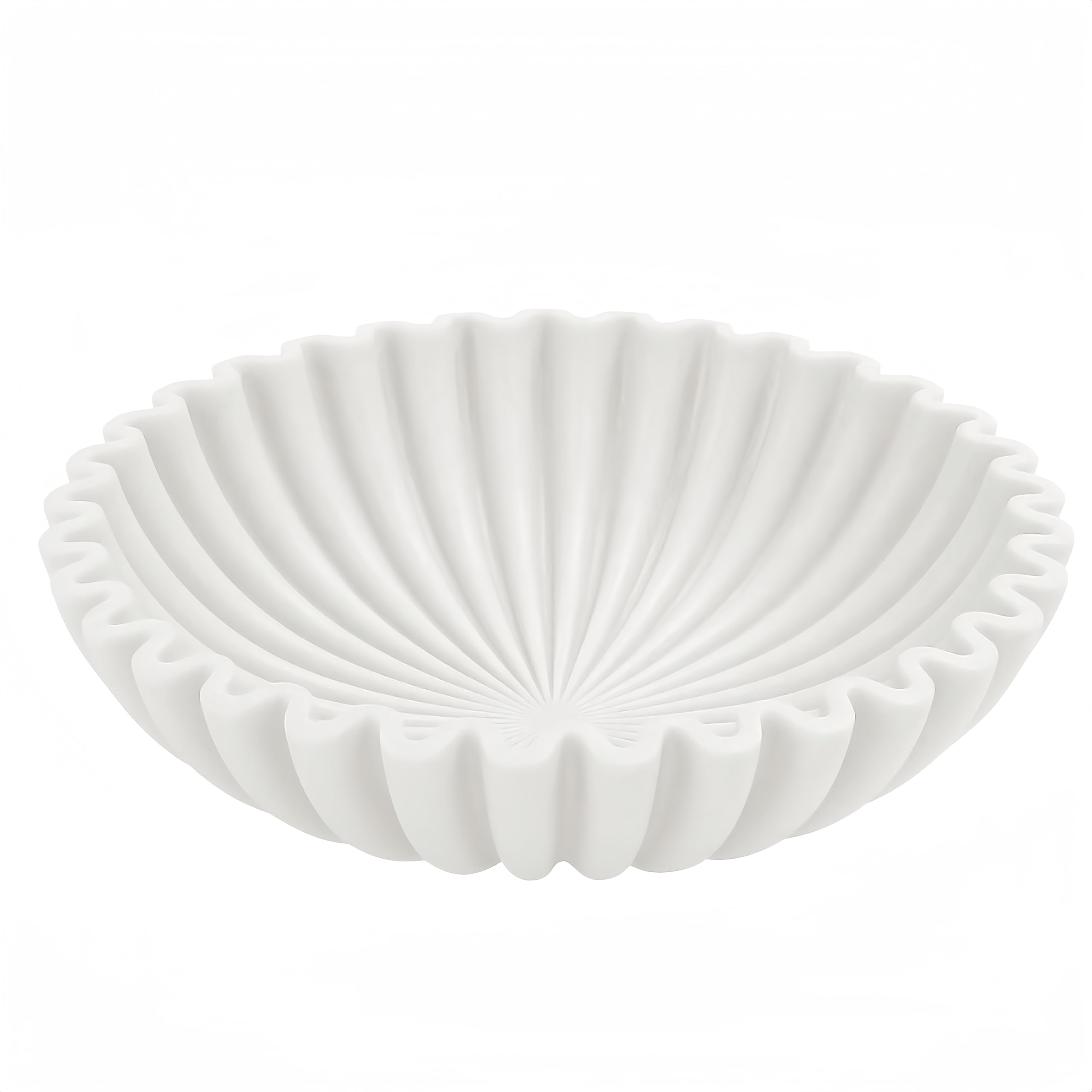 Amazon.com: Ardicema Large Decorative Bowl,White Decorative Bowls for ...