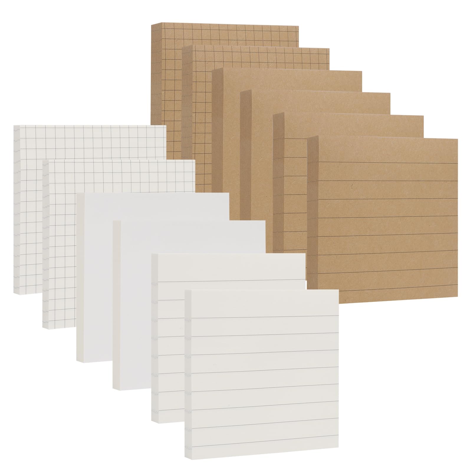 Snapklik.com : Sticky Notes 12 Packs, 3 X 3 Inches Adhesive Self-Stick ...