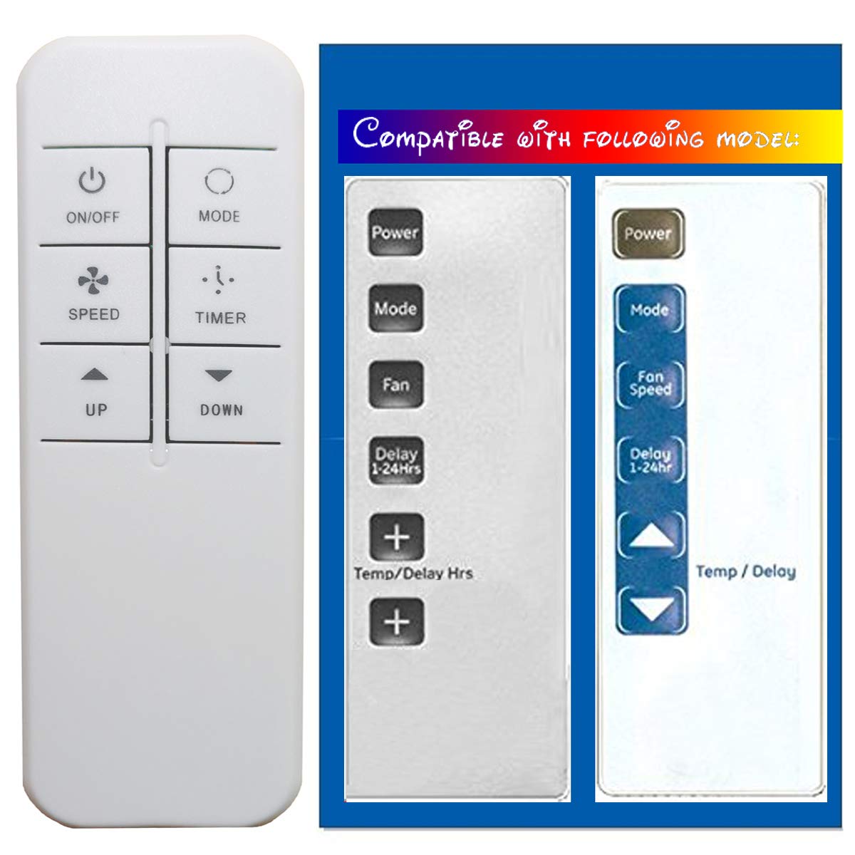 Amazon.com: Replacement for GE Air Conditioner Remote Control ...