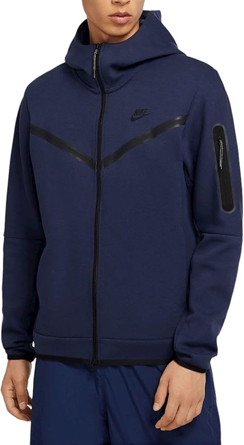 Nike Sportswear Tech Fleece Men's Full-Zip Hoodie 4XL Midnight Navy ...