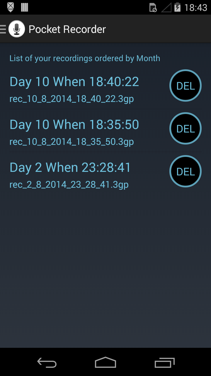 Pocket Recorder - App on Amazon Appstore