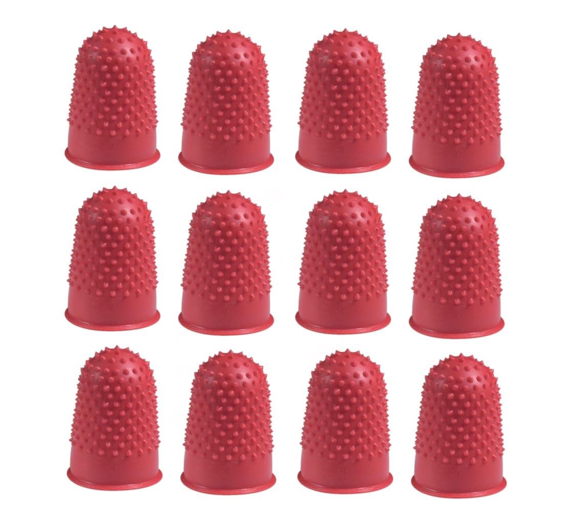 Q-Connect Thimblettes Size 00 Red (Pack of 12) : Amazon.co.uk: Home ...