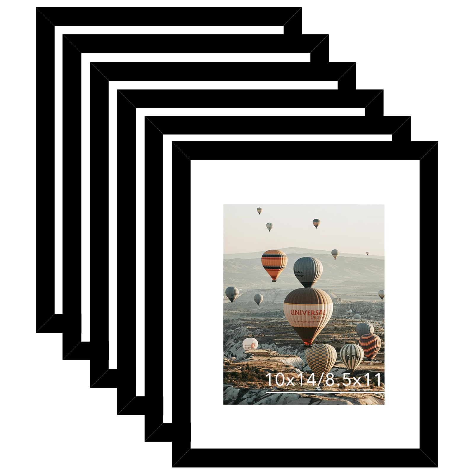 Amazon.com - JCJMY 10x14 Picture Frame Set of 6 for 30 x 40 cm Diamond ...