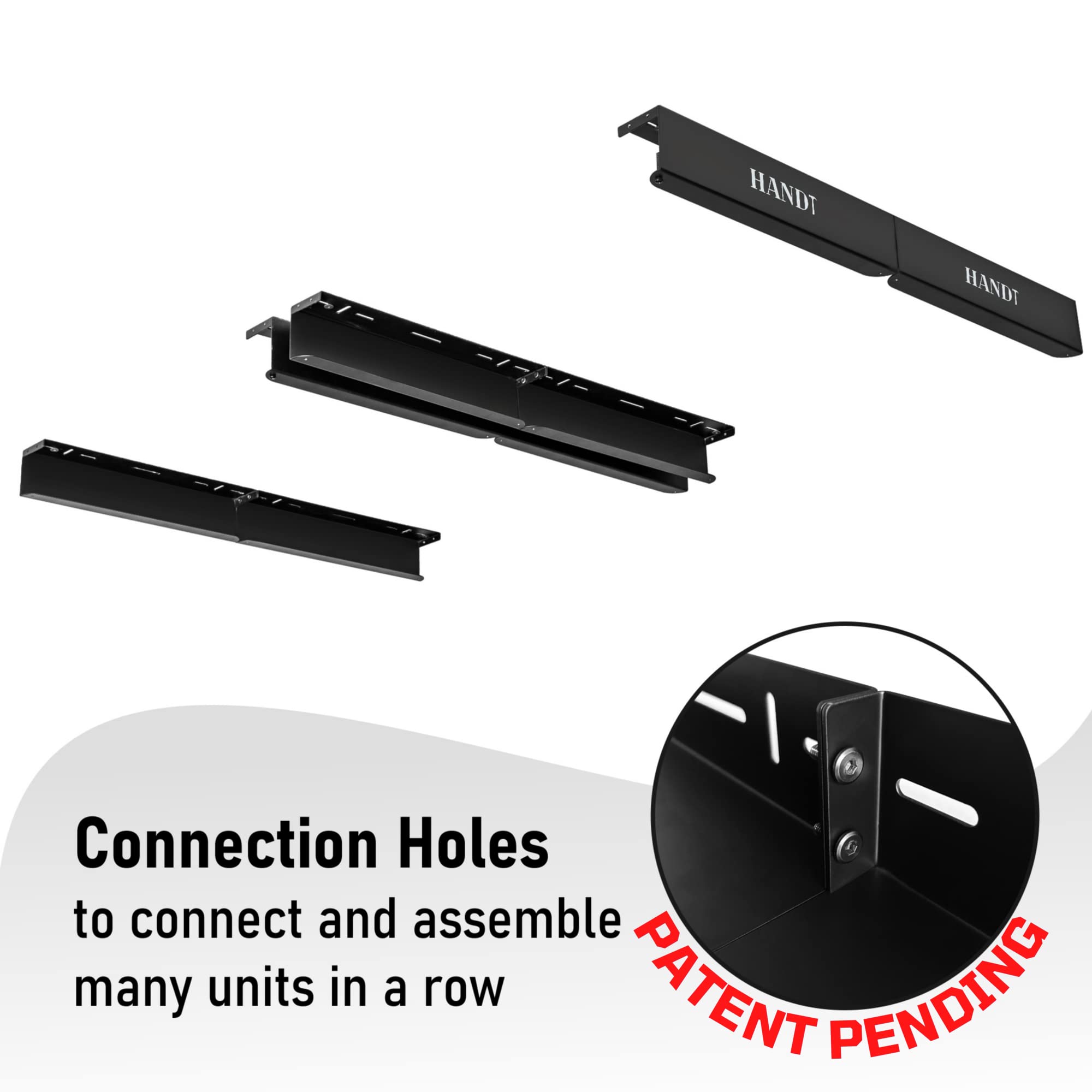 Snapklik.com : HANDT Overhead Garage Storage Rack, Ceiling Racks, Bin ...