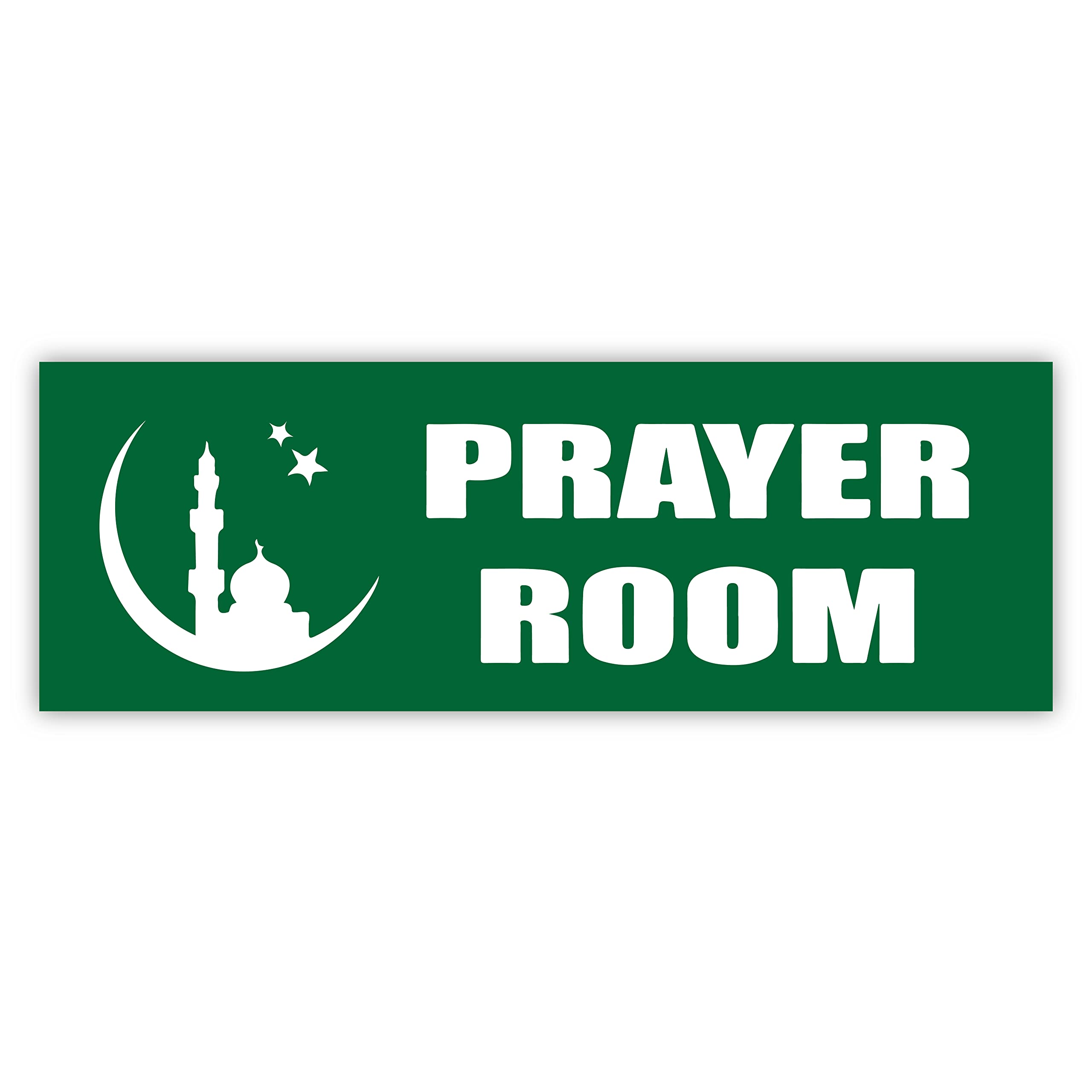 Buy BIRD'S MIND Green Color Islamic Prayer Room Sign Board For Office ...