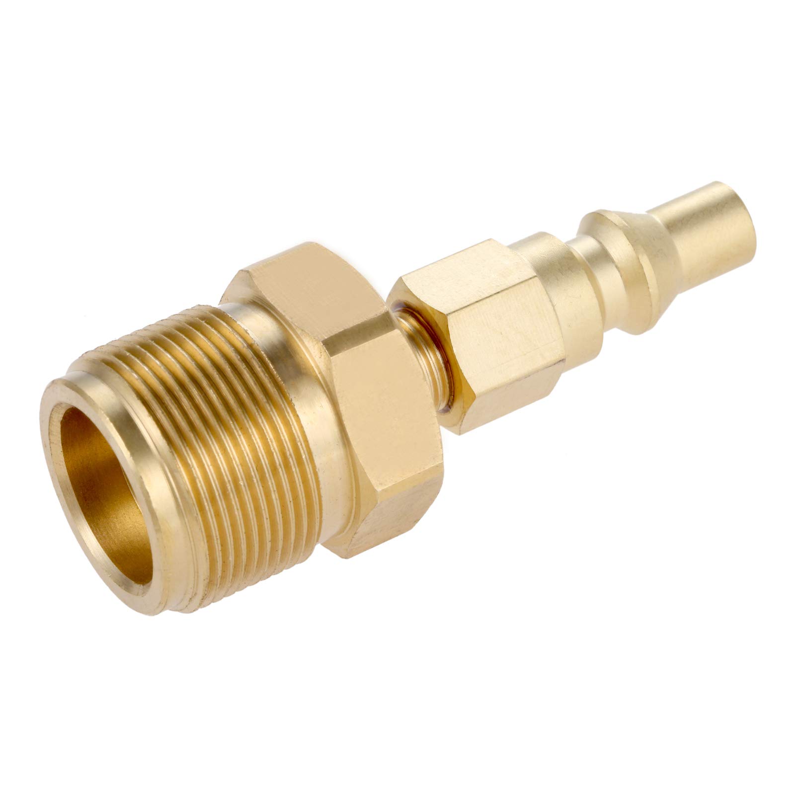 Propane Brass Adapter Quick Connect Fitting 1/4" Disconnect Plug kit ...