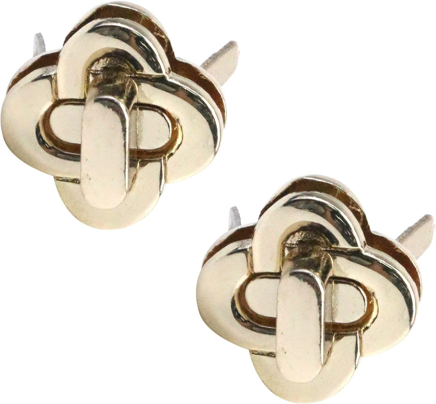 Amazon.com: Pastlla 2pcs Twist Turn Locks Purse Closure Latches Turn ...