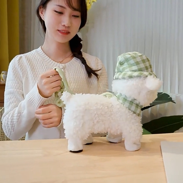Watch Willcome Singing Walking Electric Lamb Toy Repeat What You Say ...