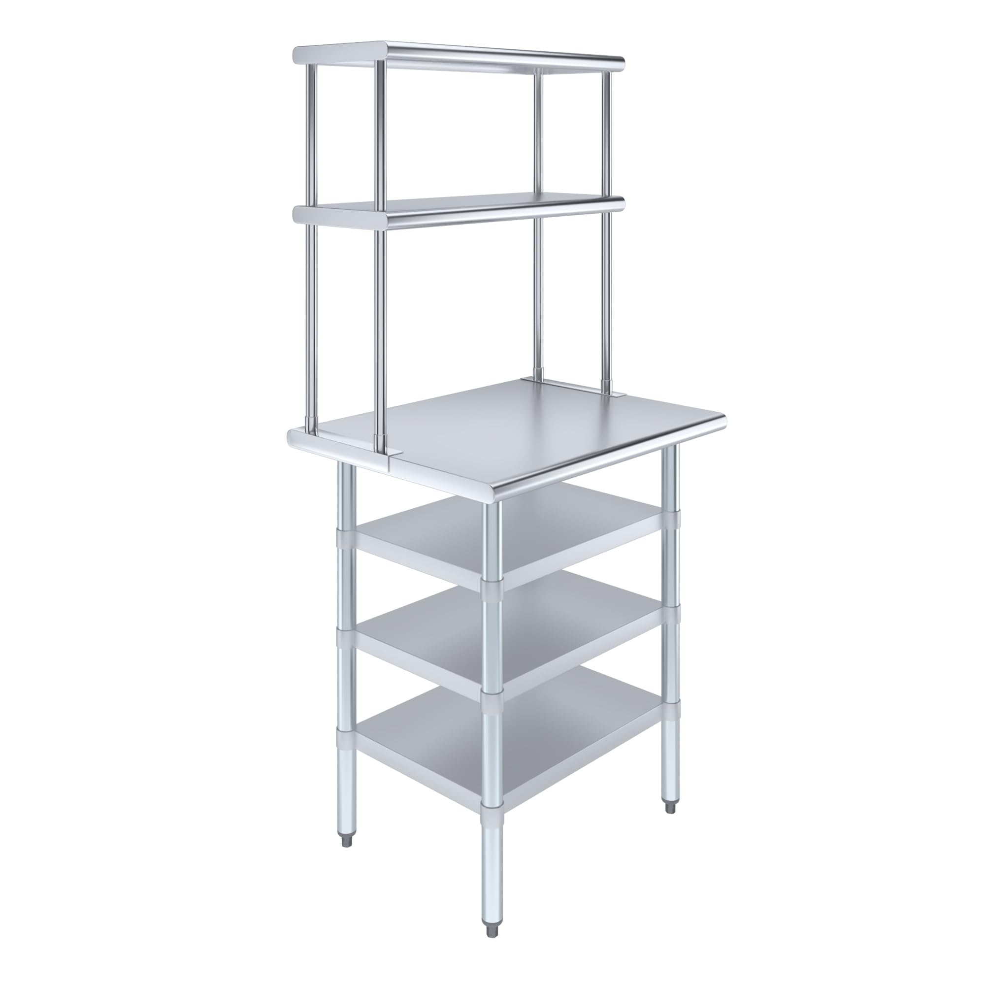 Amazon.com: Amgood 24" x 30" Stainless Steel Work Table with 3 Shelves ...
