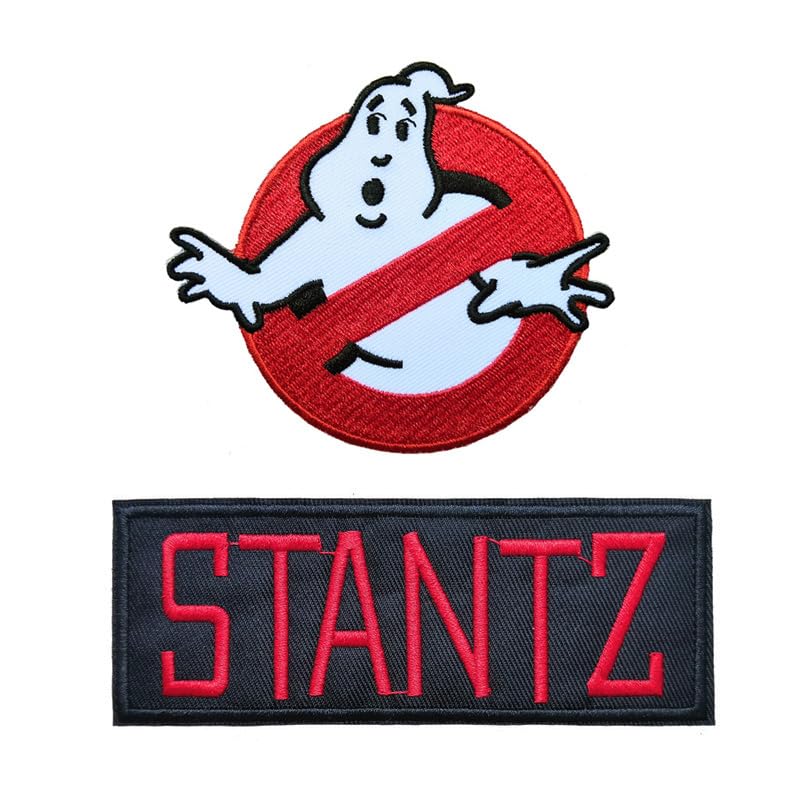 Amazon.com: KLORIZ Ghostbuster Stantz Tag Name Set Embroidery Iron on ...