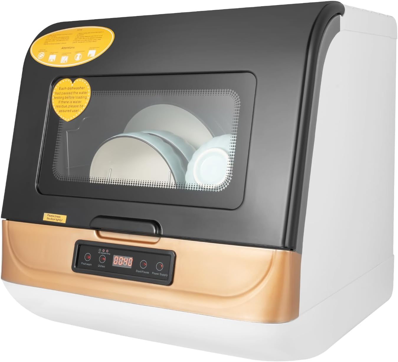 Amazon.com: Desktop Installation-Free Dishwasher, 800W Portable Mini ...