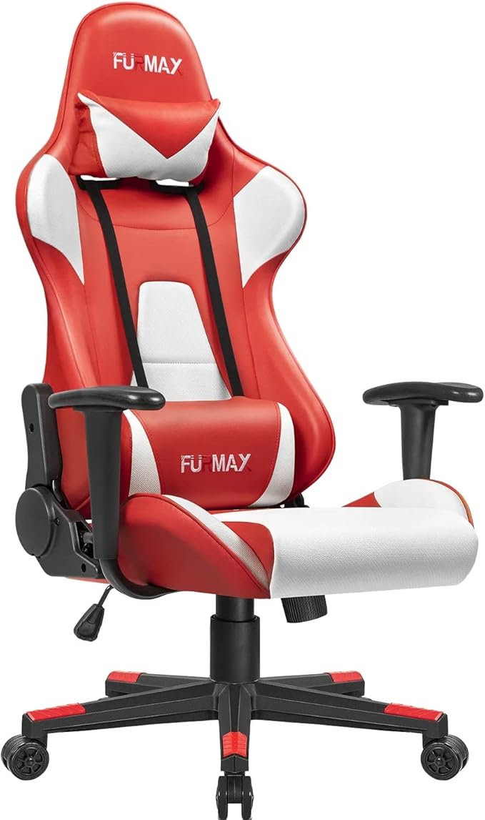 Devoko Gaming Chair Height Adjustable Ergonomic Racing Leather Swivel ...