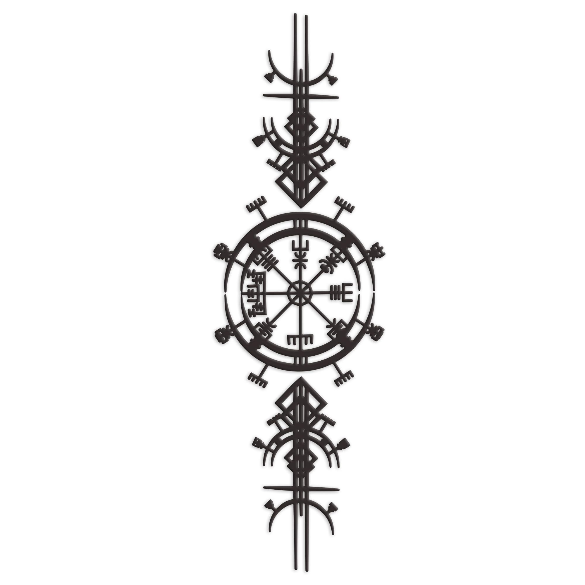 Amazon.com: Metal Viking Wall Decor - Norse-Inspired Wall Artistry for ...