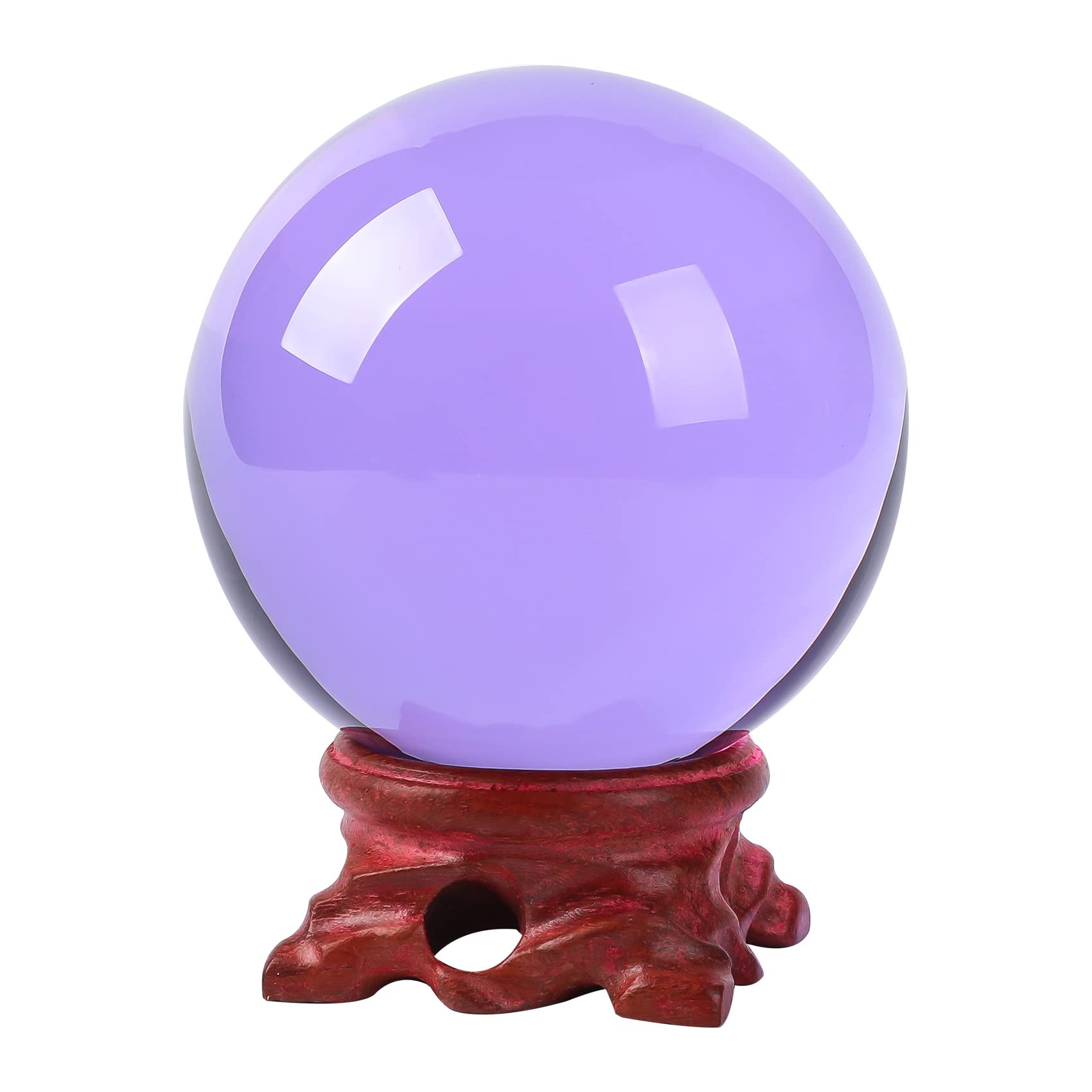 Amazon.com: Modaier Crystal Ball 60mm Crystal Ball with Wooden Stand ...