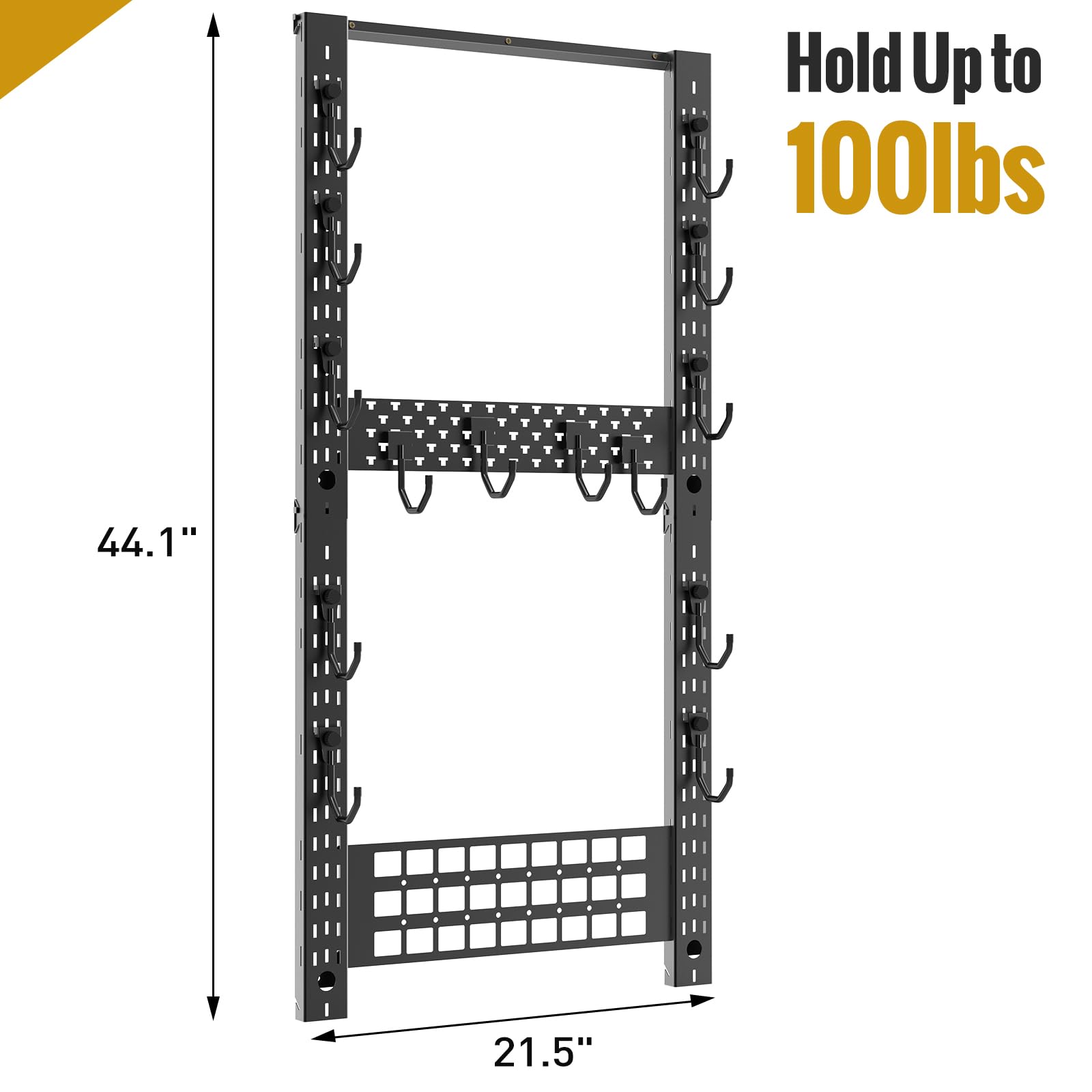 Snapklik.com : OneTigris Gun Rack Wall Mount, 100lbs Indoor Mounts ...