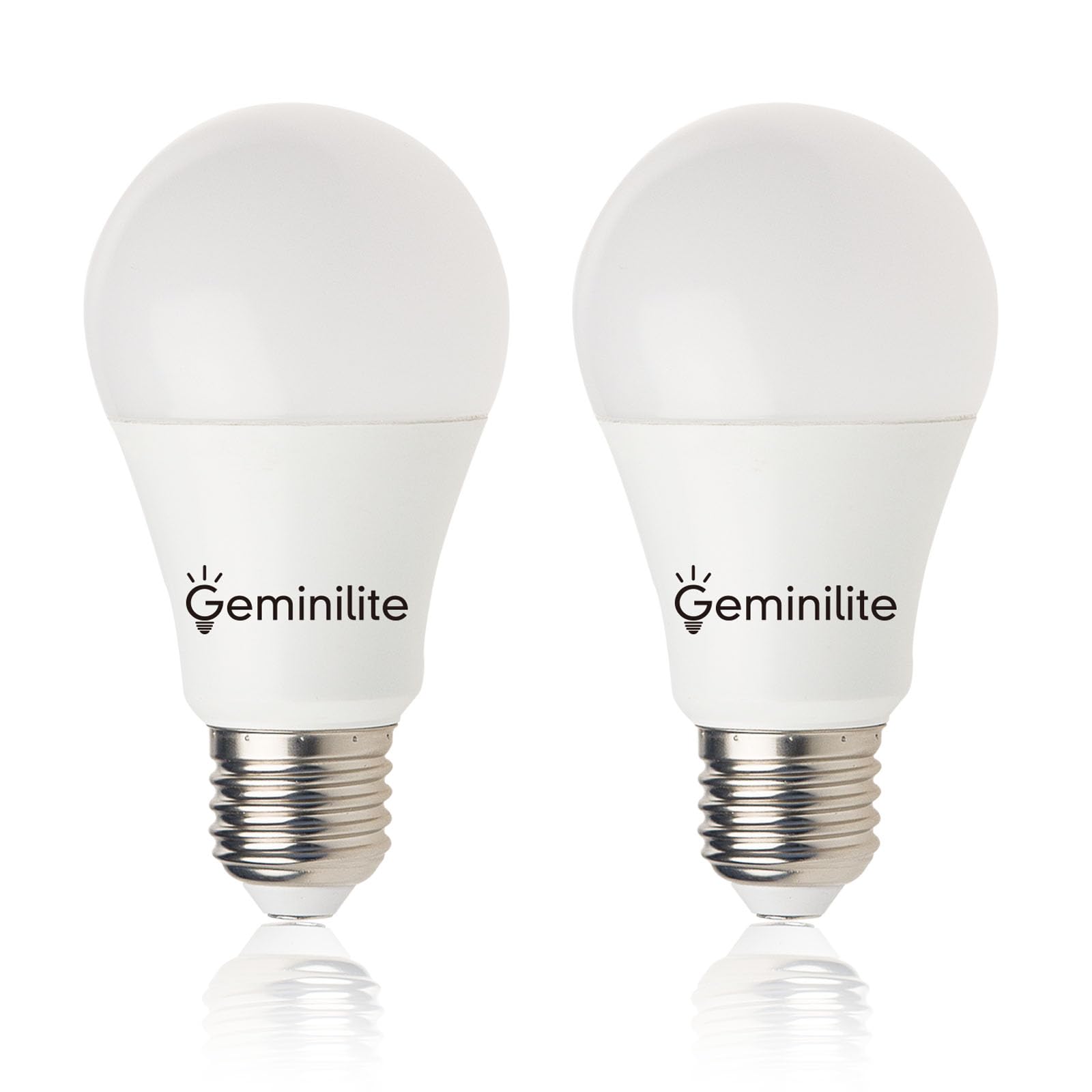 Geminilite Dusk to Dawn LED Light Bulbs Outdoor, E26 Base A19 Porch ...