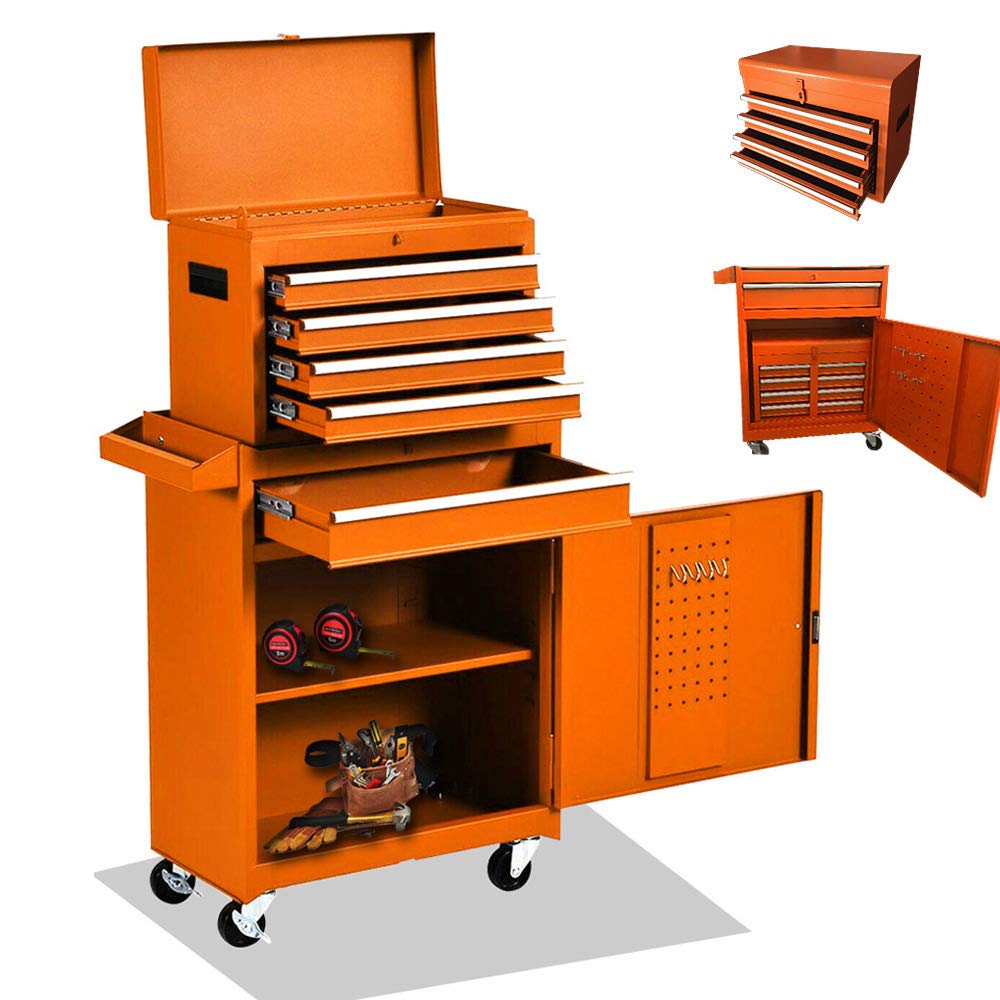 Buy 5-Drawer Tool Chest Tool Box, Rolling Tool Chest Removable Sliding ...