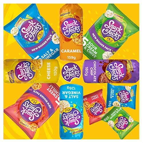 Snack a Jacks Sweet Chilli Multipack Rice Cakes Crisps 5 x 19g ...