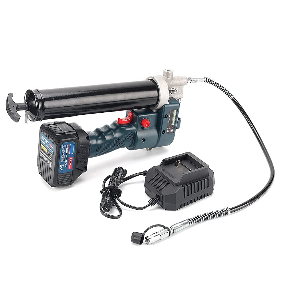 Buy Visotech 24V Battery Powered Grease with 2AH Single Battery Pack ...