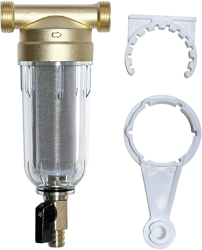 Amazon.com: 40 Micron 3/4" Sediment Filter, Filters For Well Water ...