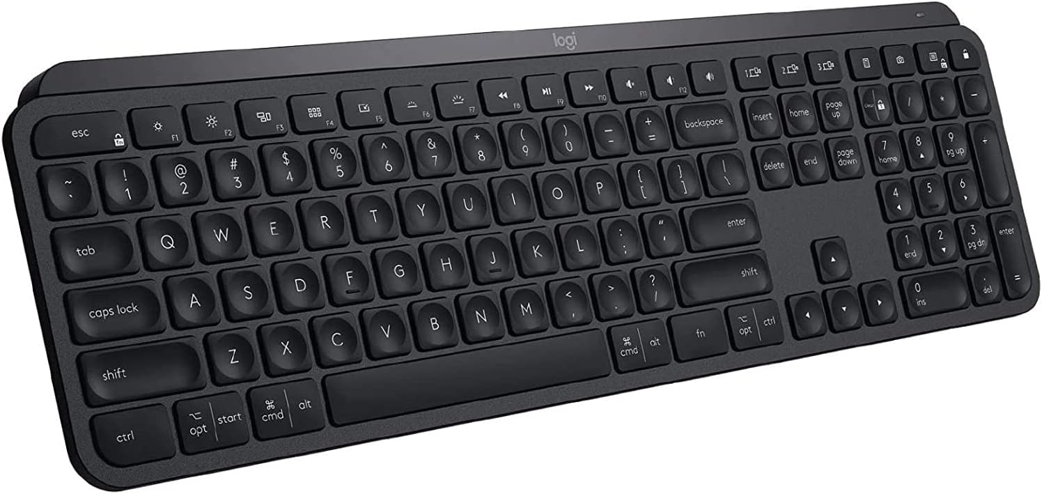 Logitech MX Keys Advanced Wireless Illuminated Keyboard : Amazon.ca ...