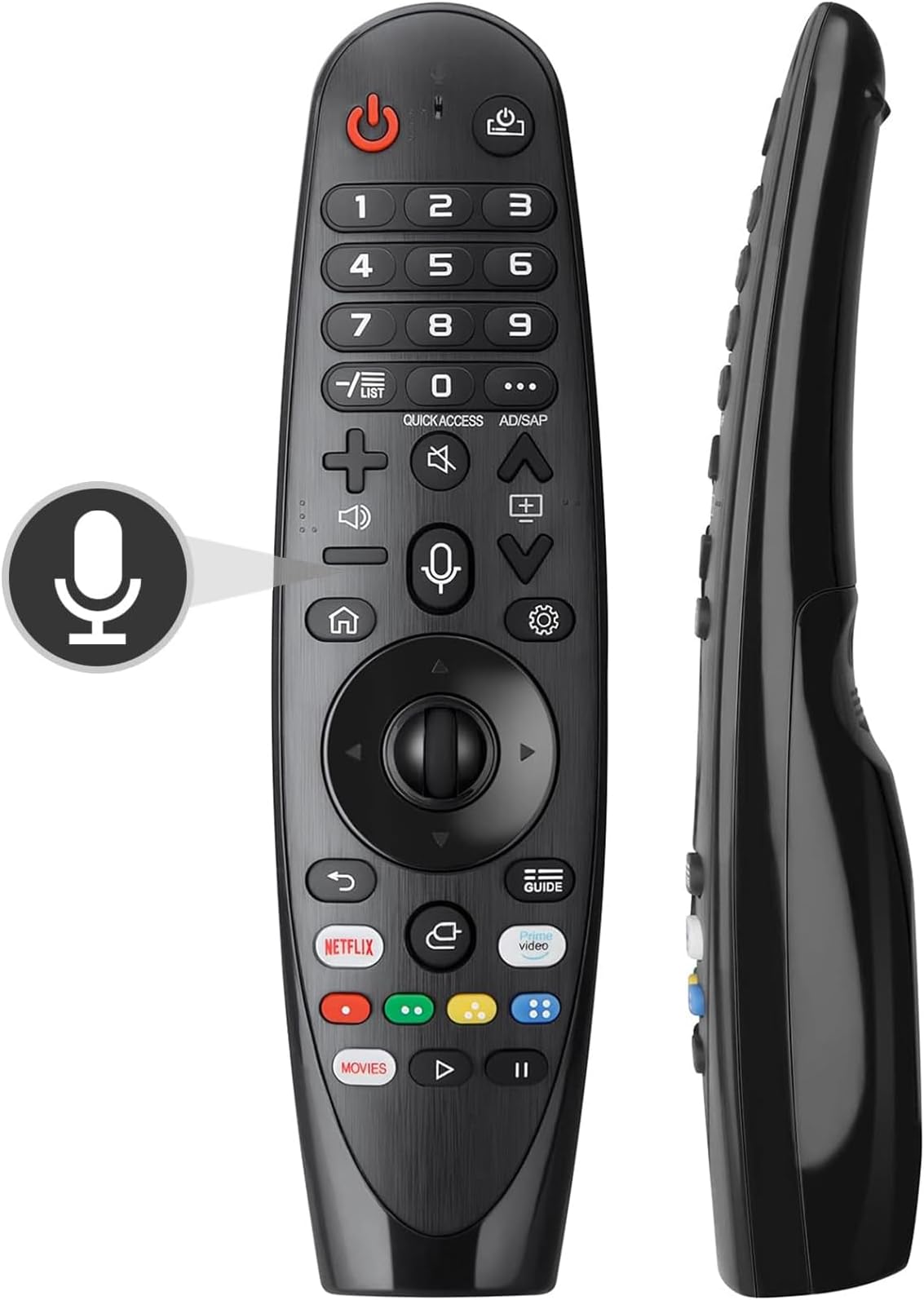Newest Voice LG Magic Remote AKB75855501, Remote Control for All LG TV 2017-2022 Smart TV AN ...