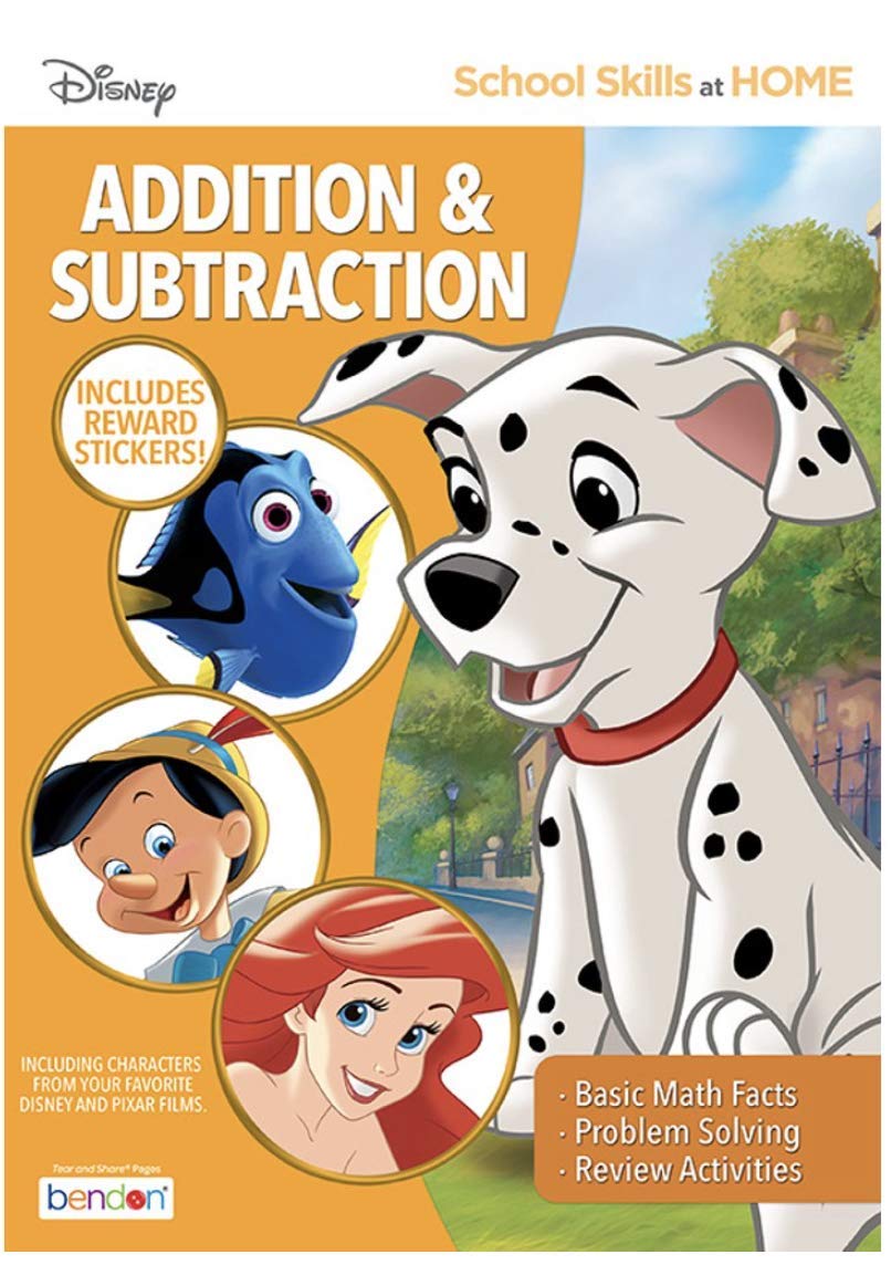 Disney School Skills at Home Addition & Subtraction Workbook : Bendon ...
