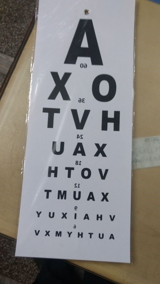 Amazon.com: LABGO Optometric Eye Chart 000002 : Industrial & Scientific