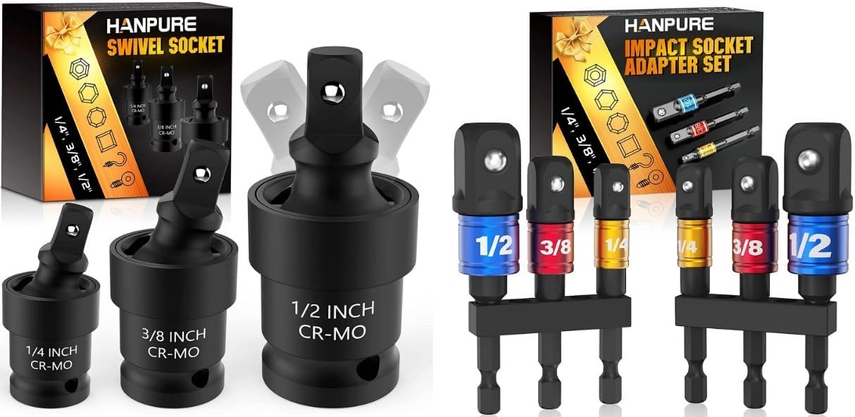 Buy Two Save More - 2 Pack Impact Grade Socket Adapter Set + Impact ...