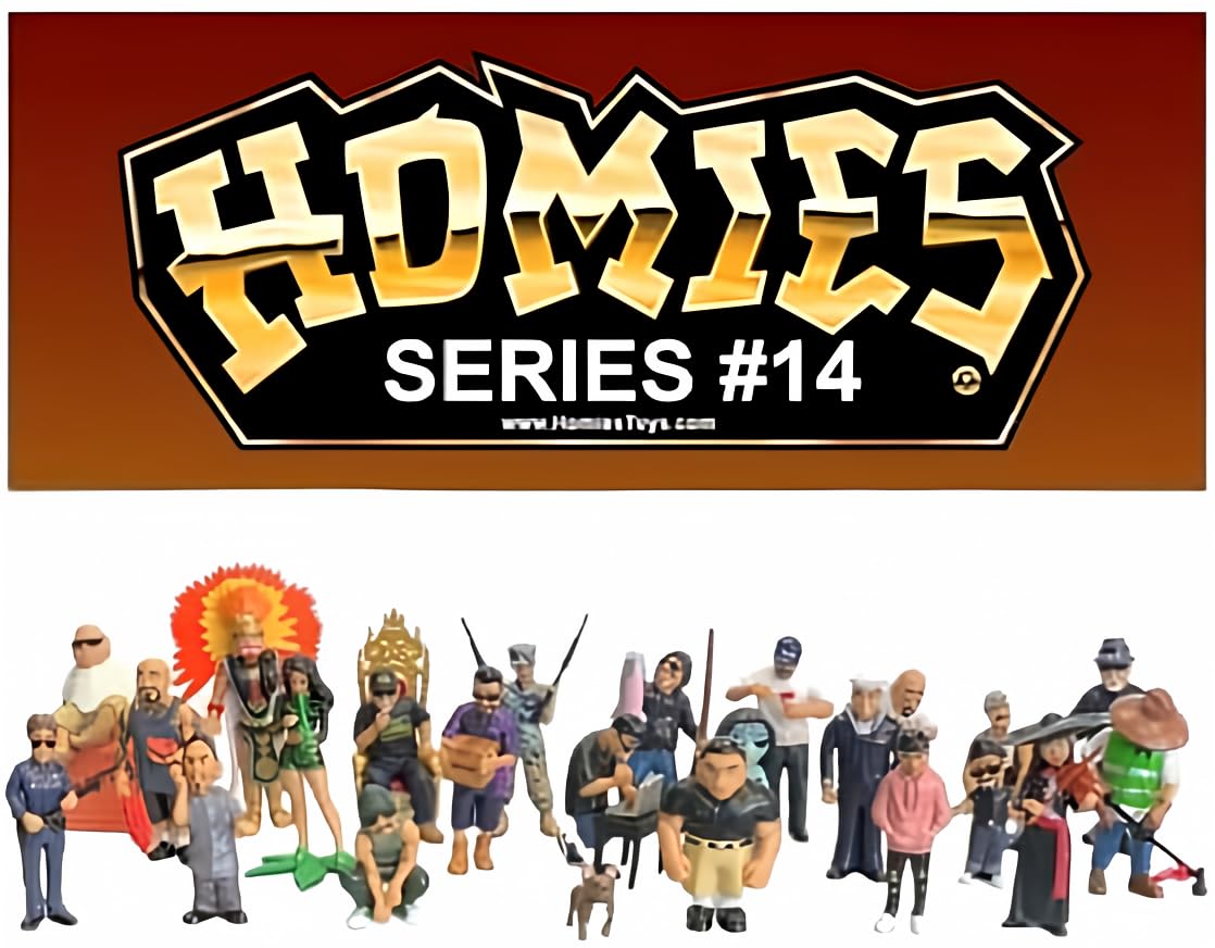 Amazon.com: Homies Figures 1.75″ Loose Sealed Bags Series #14 Complete ...