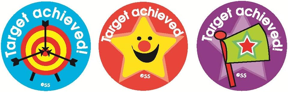 SuperStickers Target Achieved Stickers : Amazon.co.uk: Toys & Games