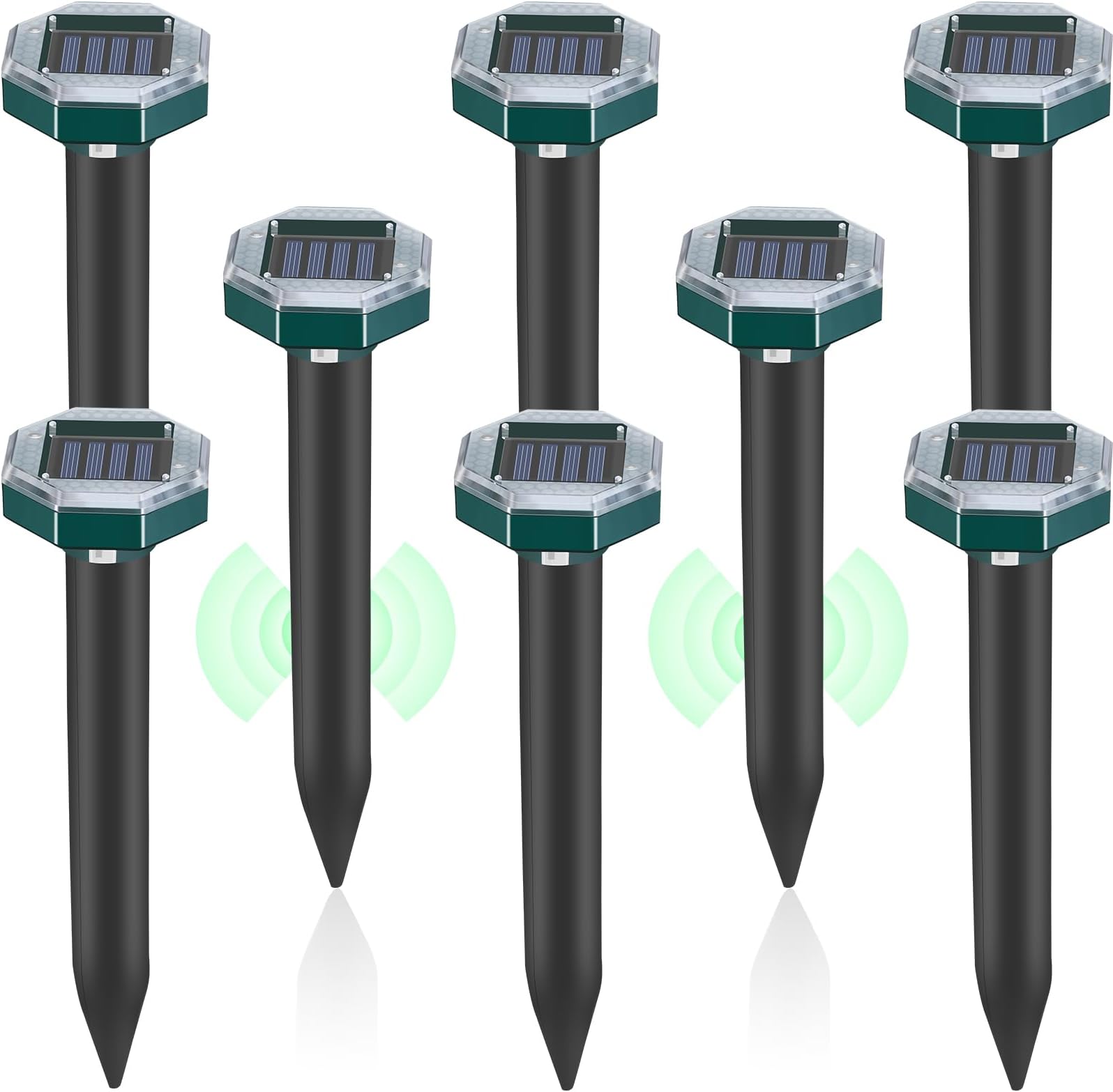 Amazon.com: 4 Pack Sonic Mole Chaser - Battery Operated Rodent Repeller ...
