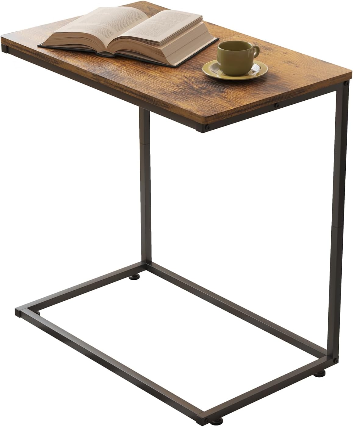 Amazon.com: LOFTEY C Shaped End Table, Couch Side Tables That Slide ...