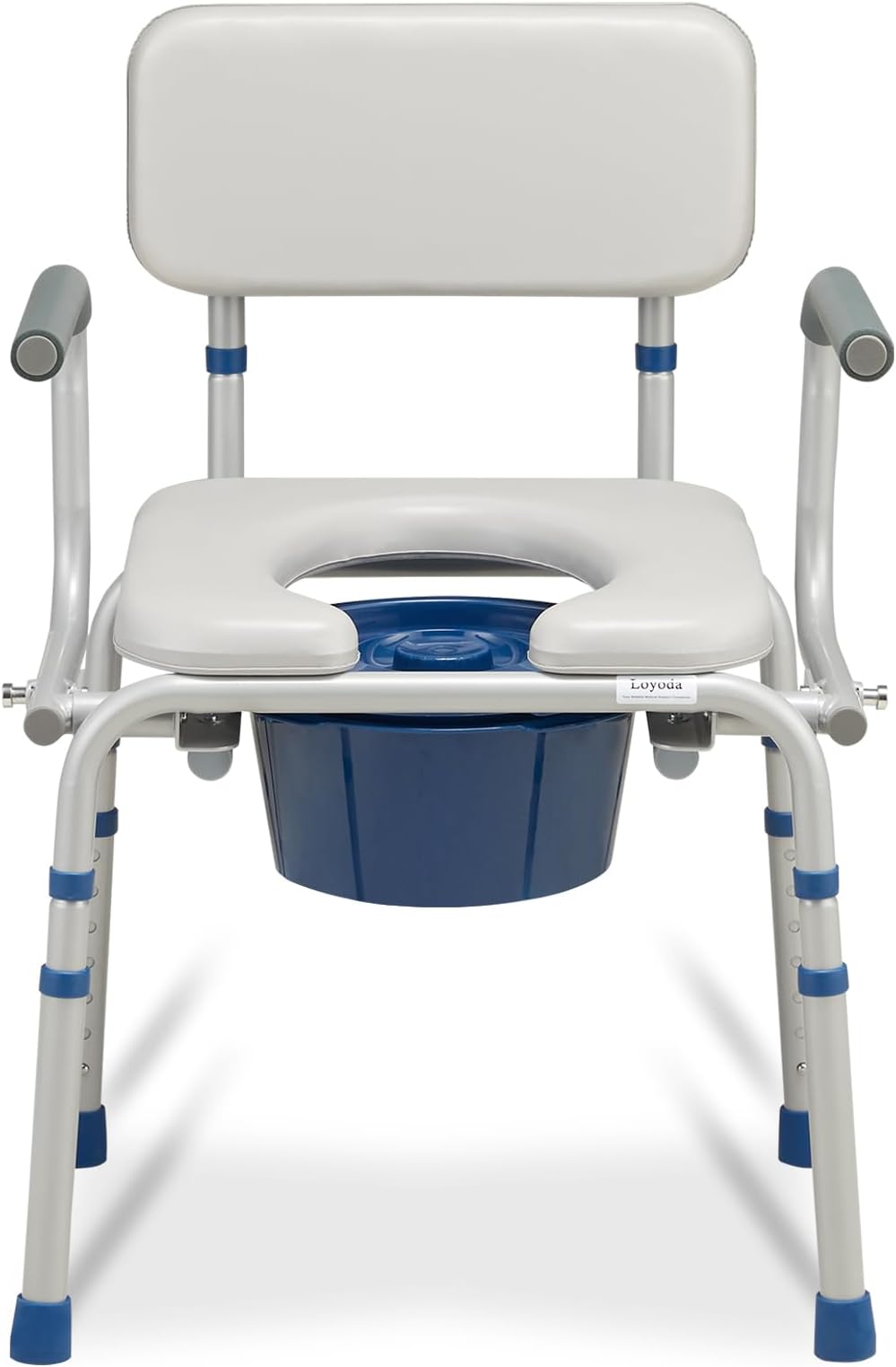 Amazon.com: Loyoda FSA/HSA Eligible Padded Bedside Commode for Seniors ...