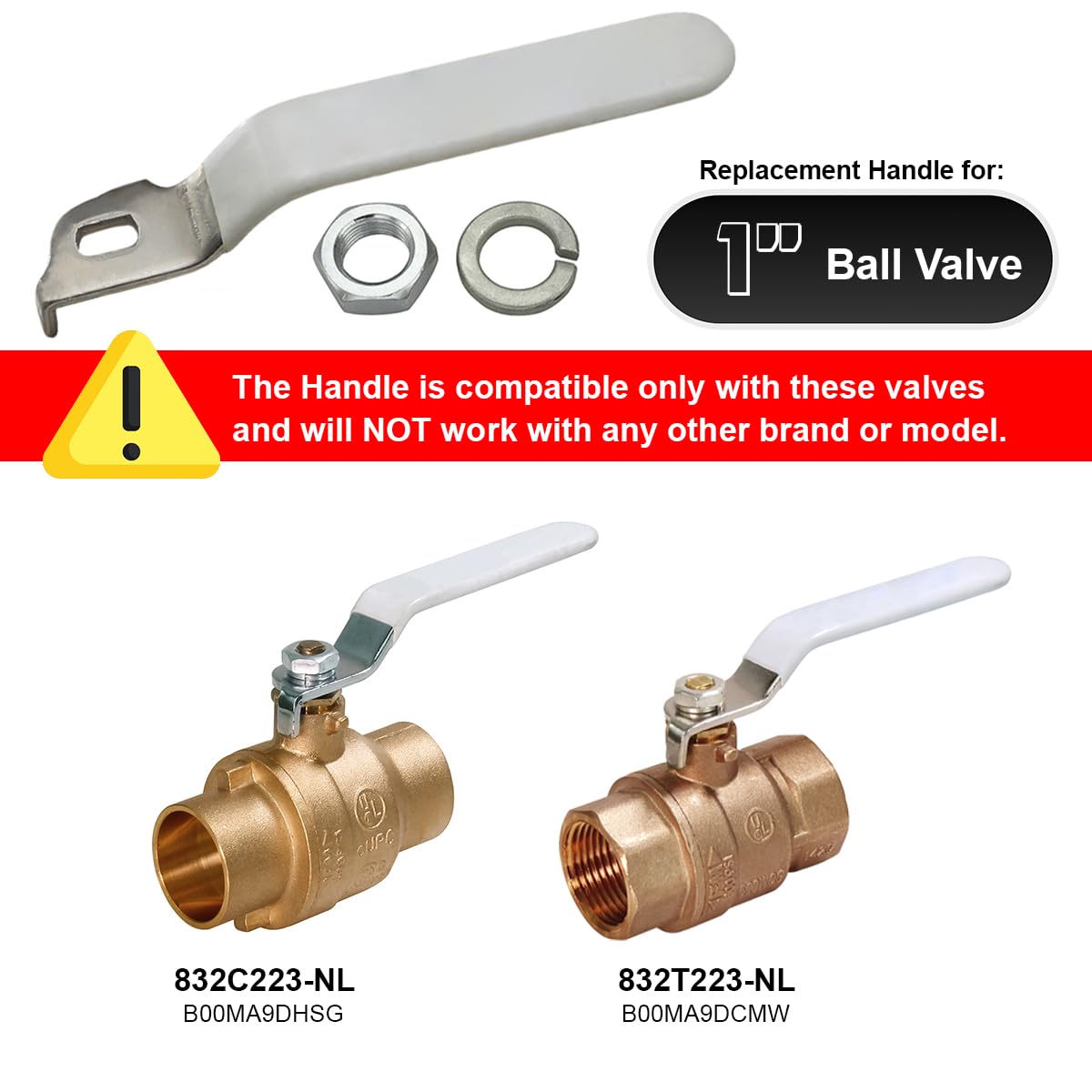 Snapklik.com : MIDLINE VALVE Replacement Lever Handle For MIDLINE VALVE ...