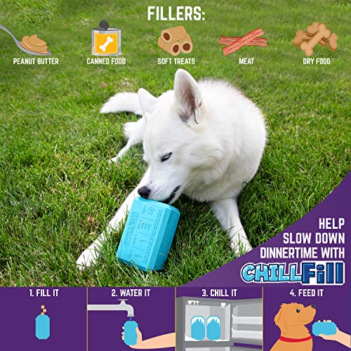 Chew King Premium Treat Dog Toy, XL, Extremely Durable Natural Rubber ...